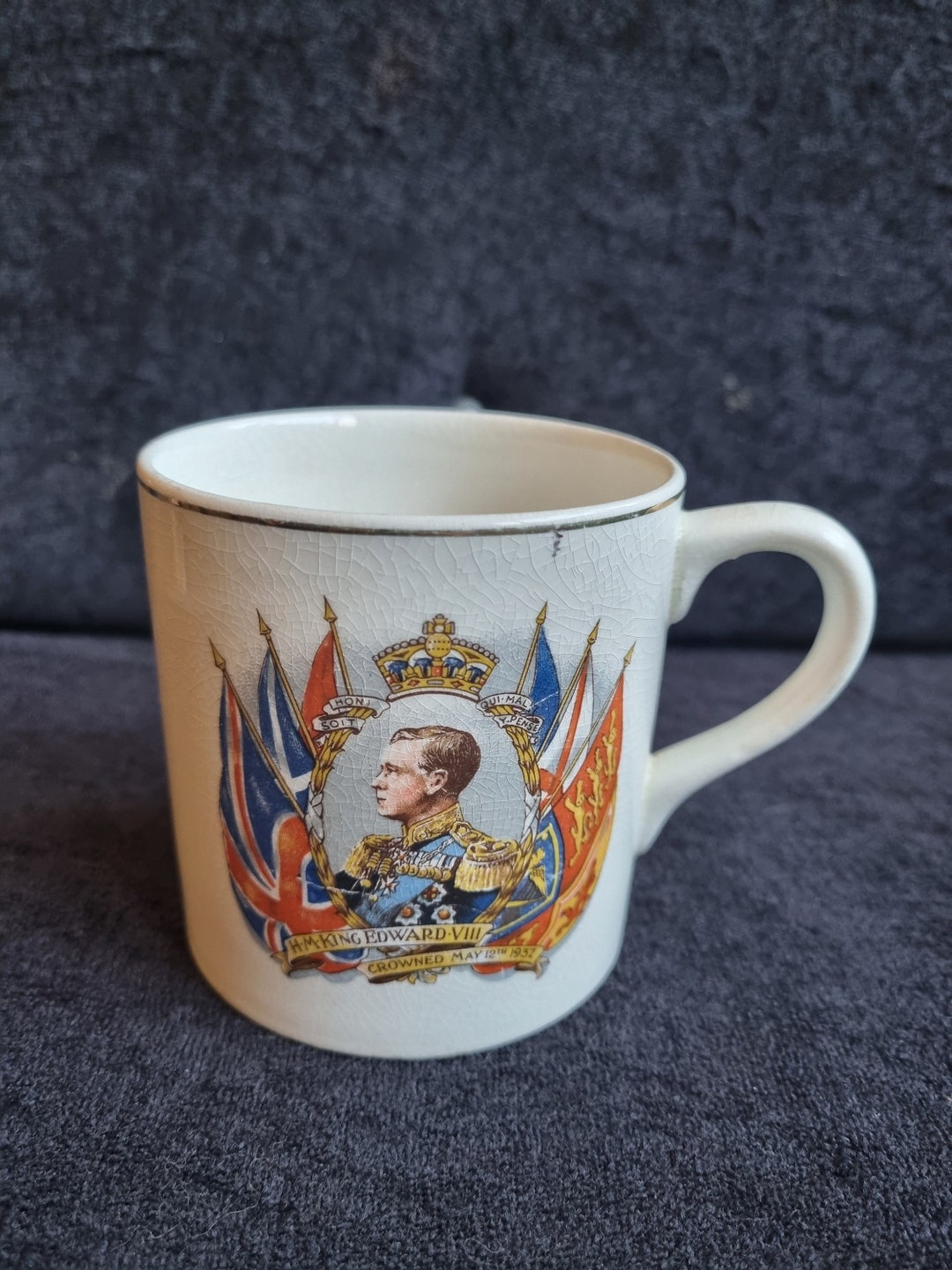 Interesting EDWARD VIII Coronation 1937 Souvenir China Mug.edward and ...