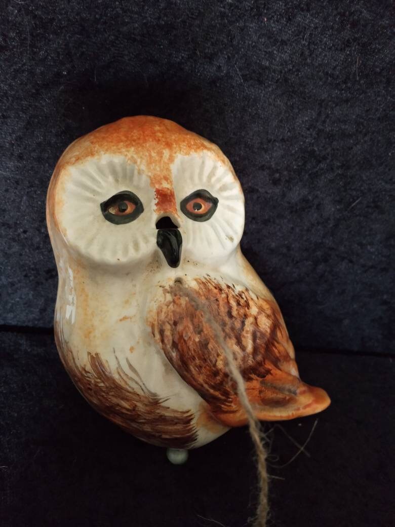 Vintage Toni Raymond Babbacombe Pottery Wise Owl String - Etsy