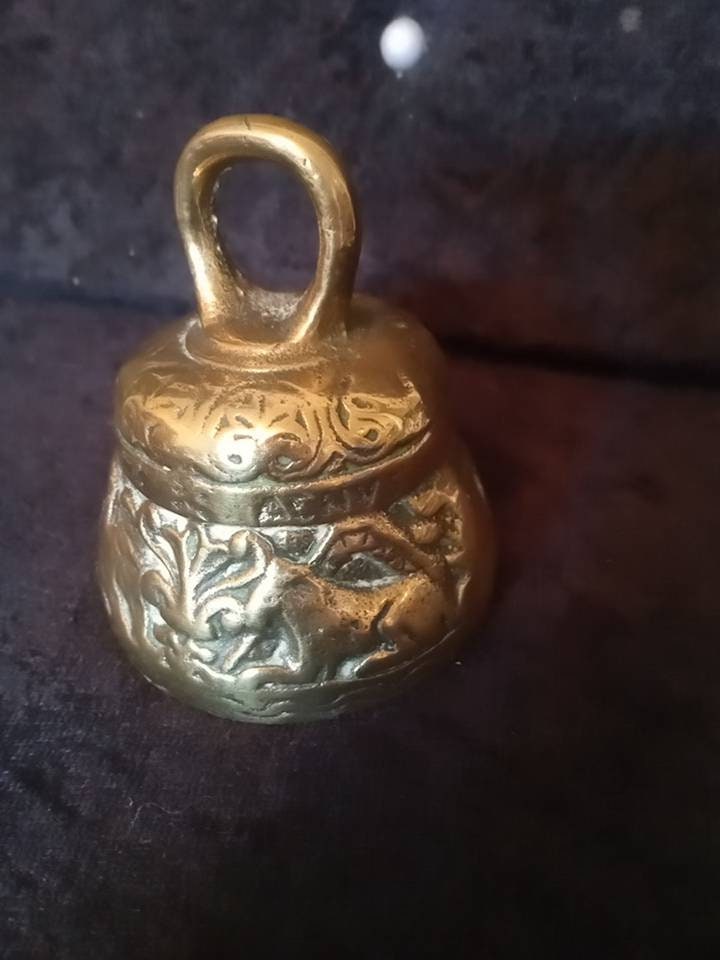 Brass Sanctuary Bell Sanctuary bell Prayer bell Monastery Bell Solid ...
