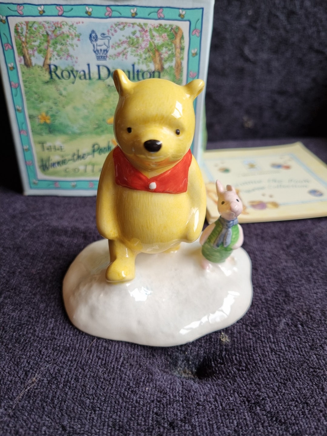Royal Doulton Winnie the Pooh Figurine the More It Snows Tiddly Pom ...