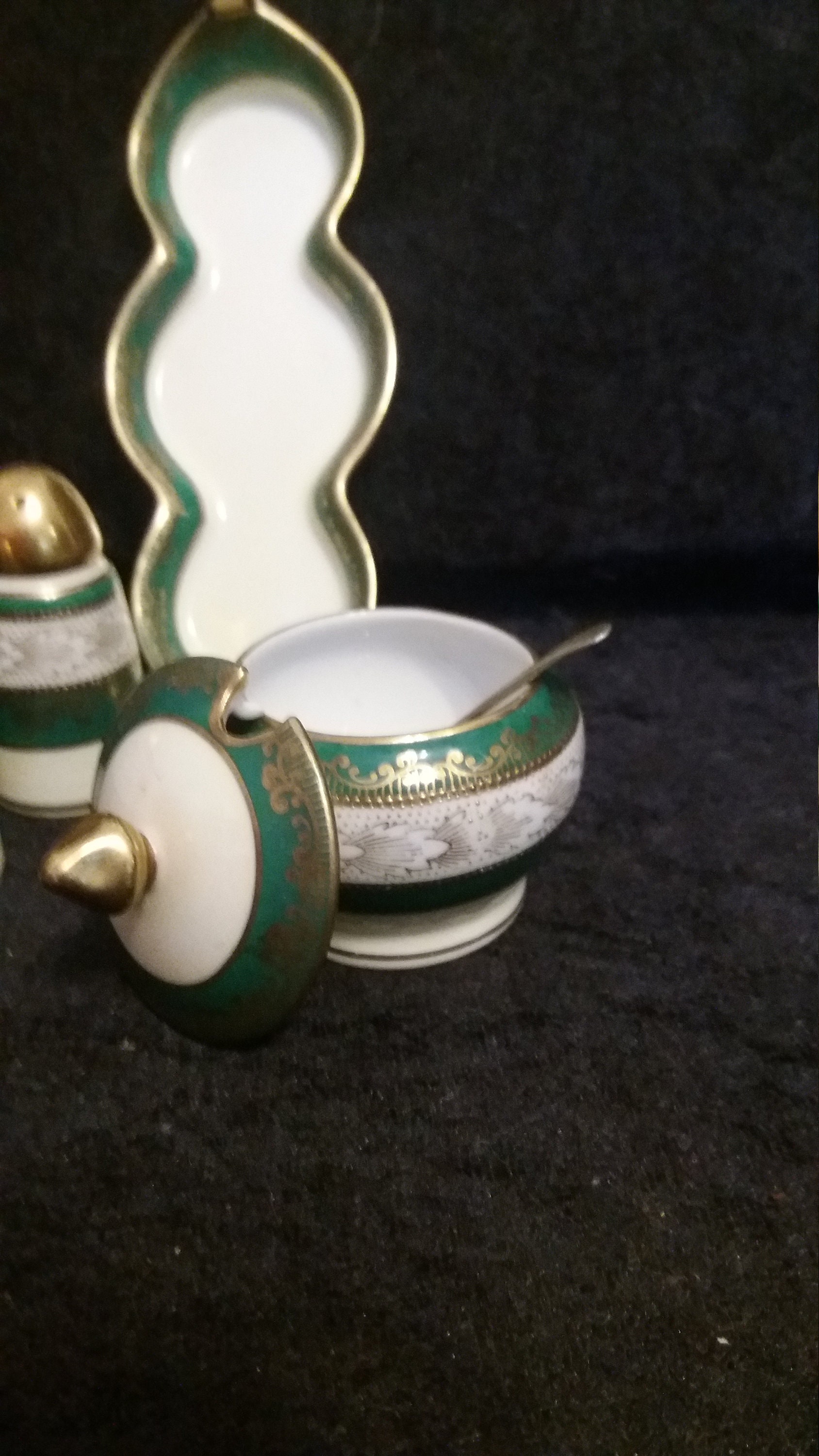 Vintage Meiko China Hand Painted Japanese Cruet Set.fabulous | Etsy