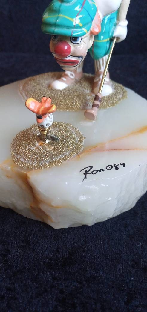 Fun Ron Lee Clown Figurine TEE OFF Collectible Golfing Clown - Etsy