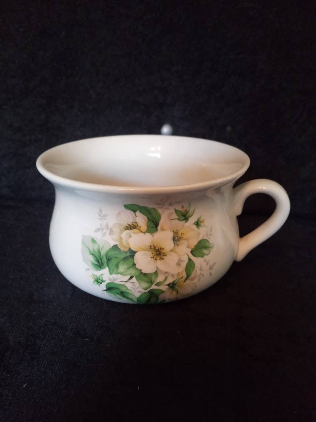 Lovely Quirky Mini Portmeirion Apple Blossom Potty Chamber Pot. Small ...