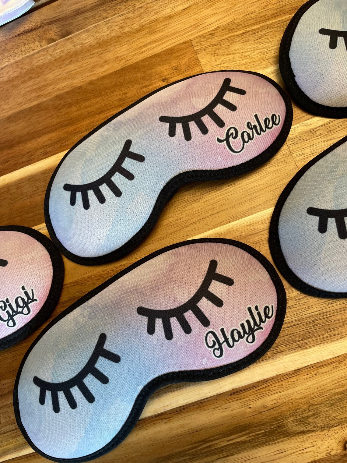 Personalized Pajama Party Kit (pillow and Eye Mask), Sleepover Party ...