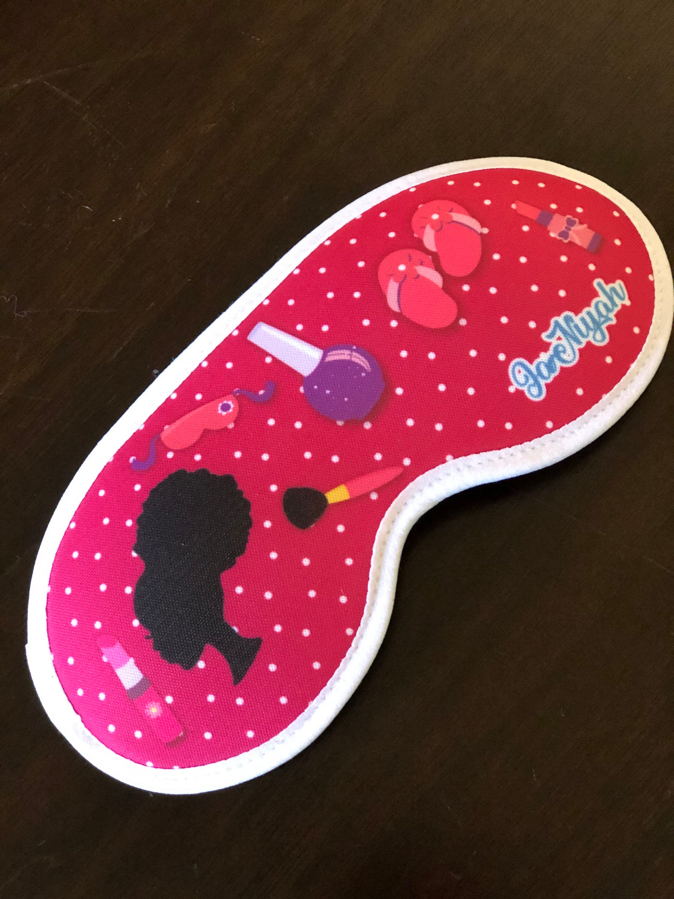 Personalized Pajama Party Kit sleeping mask Inspired in | Etsy