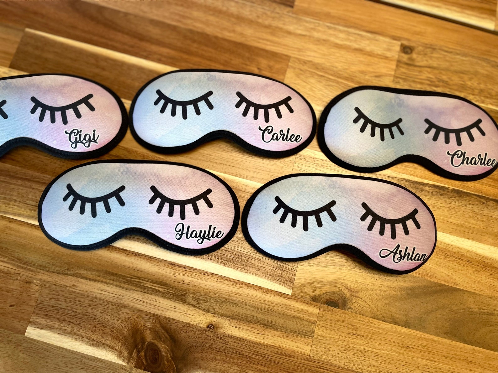 Personalized Pajama Party Kit (pillow and Eye Mask), Sleepover Party ...