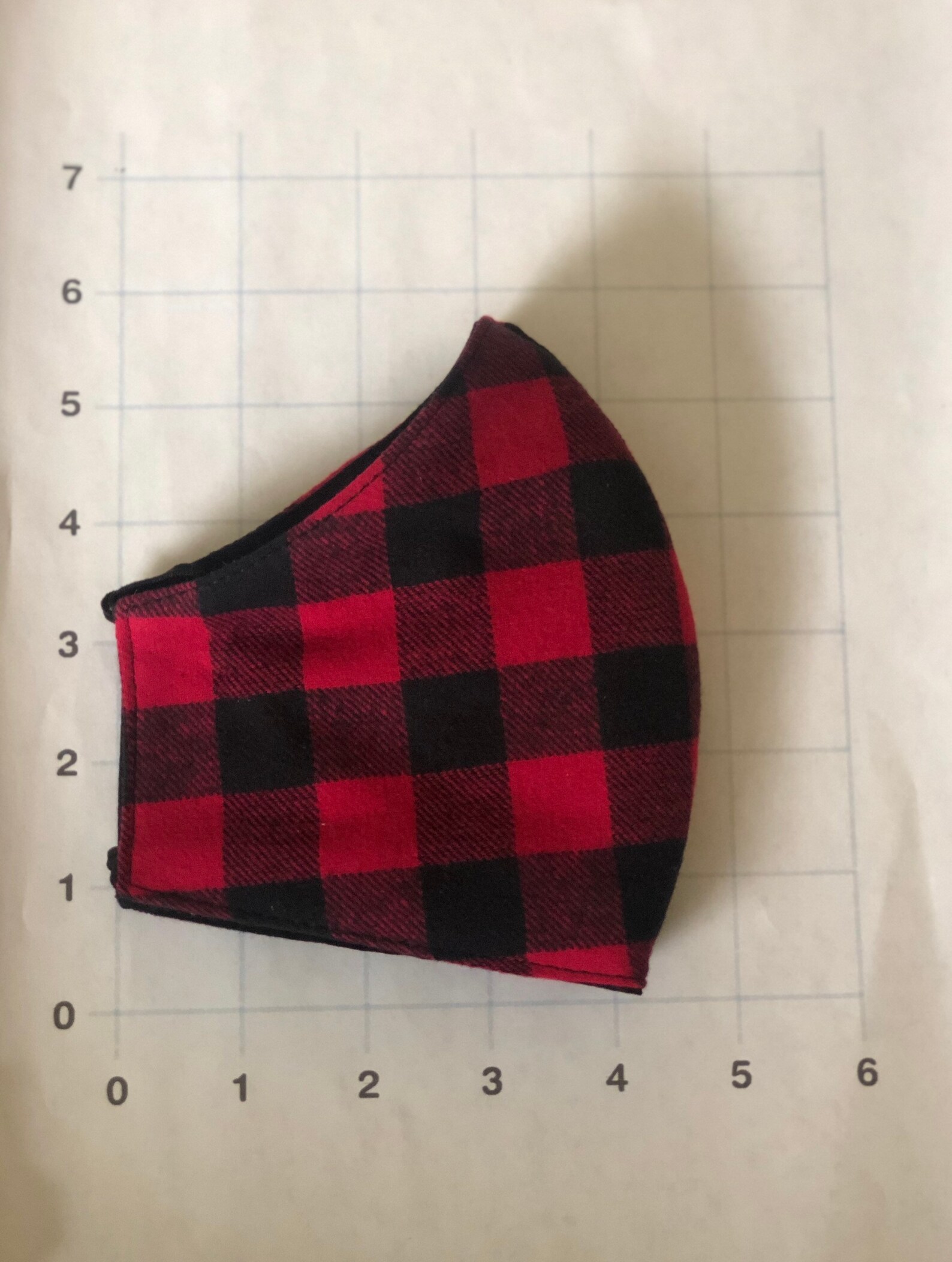 Washable Face Mask Made USA Three Layers Favors Plaid Face - Etsy