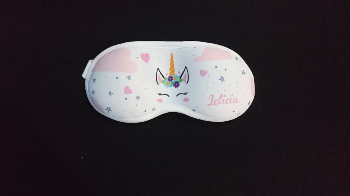 Personalized Pajama Party Kit Sleeping Mask Small Pillow | Etsy