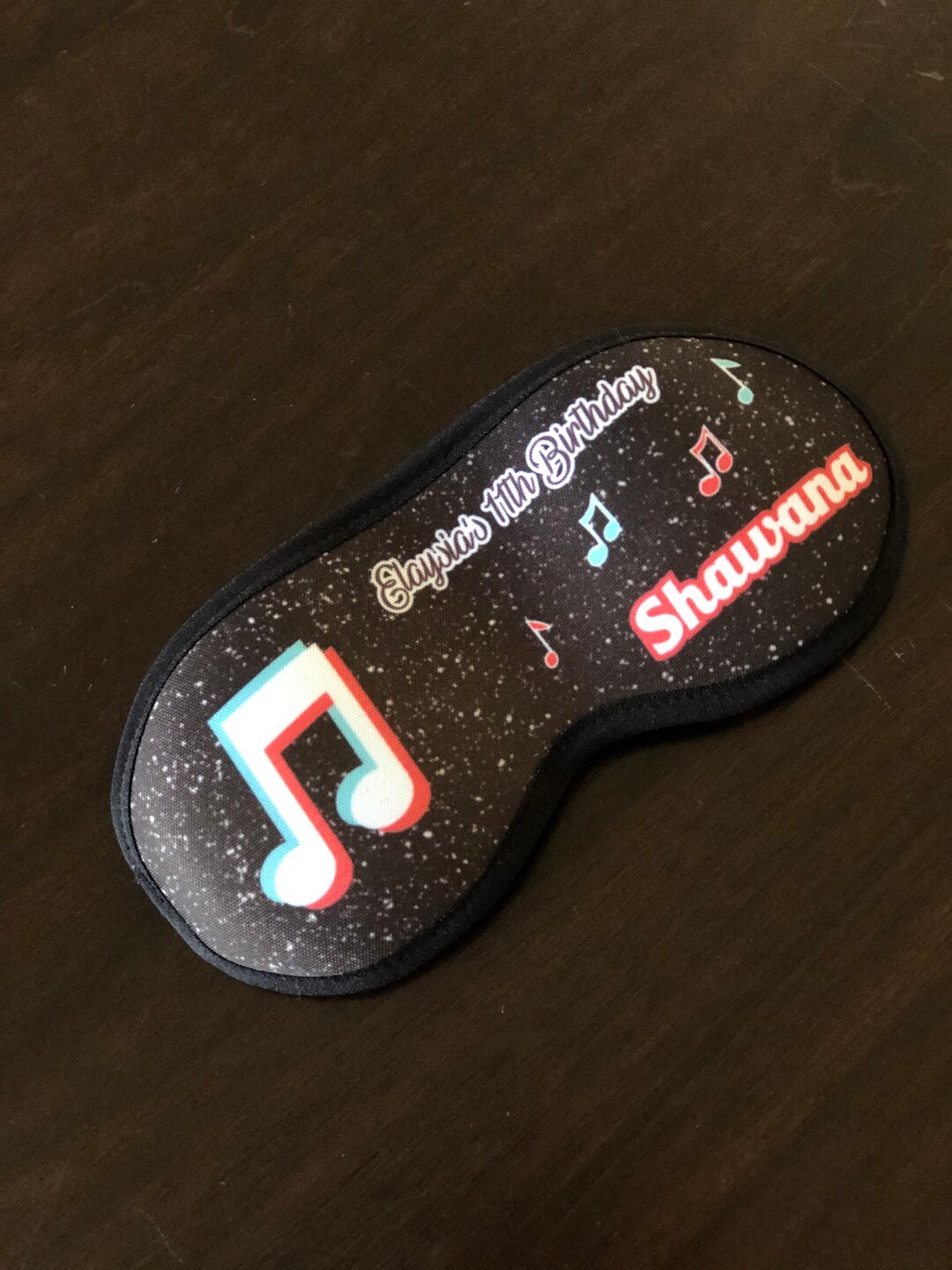 Personalized Sleeping Mask, Sleepover Party Favors, Personalized Party ...