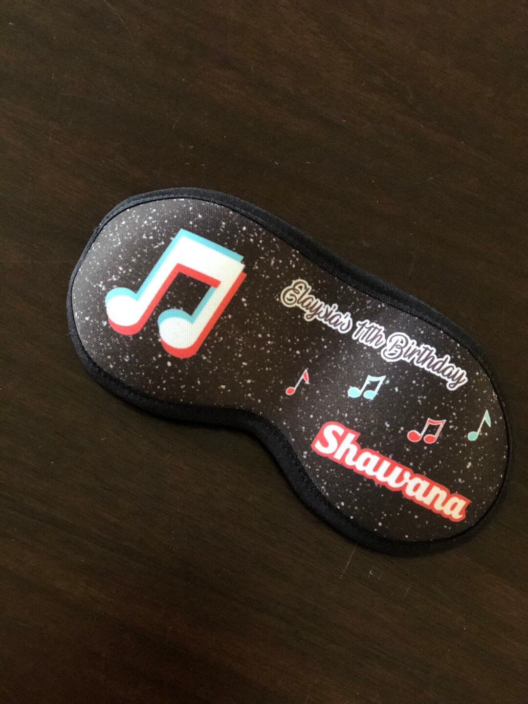 Personalized Sleeping Mask, Sleepover Party Favors, Personalized Party ...