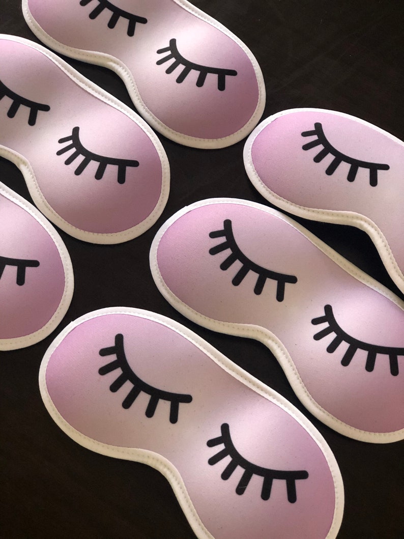 Personalized Pajama Party Kit pillow and Eye Mask Sleepover - Etsy