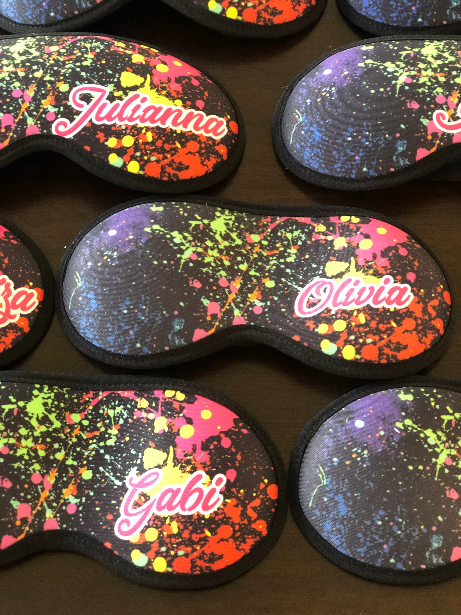Personalized Sleeping Mask Sleepover Party Favors - Etsy