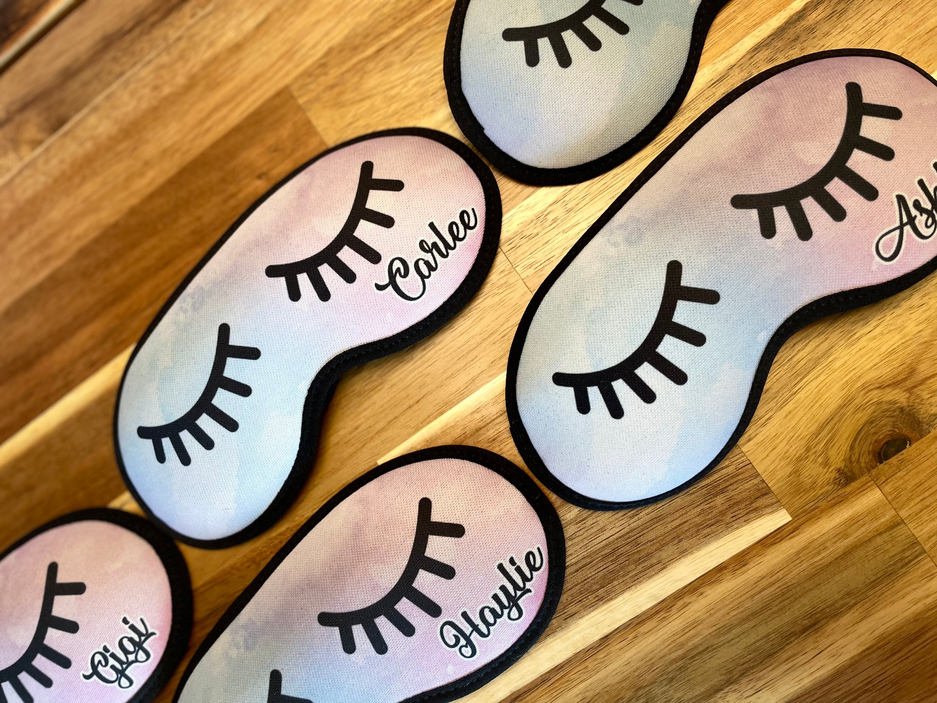 Personalized Pajama Party Kit (pillow and Eye Mask), Sleepover Party ...