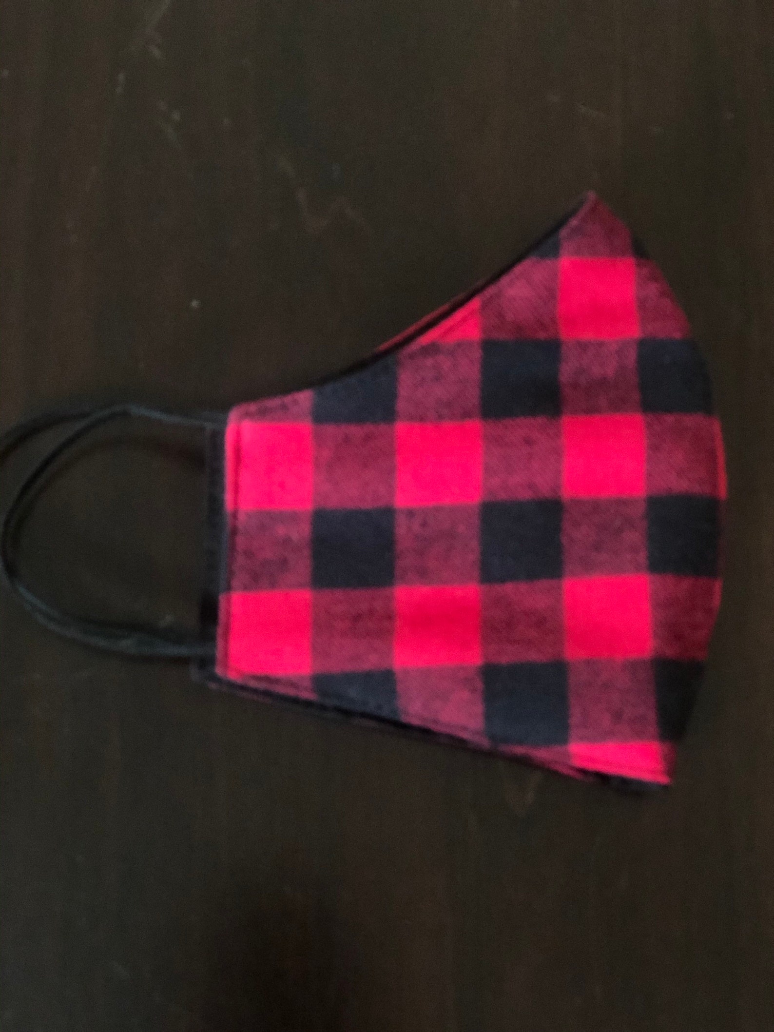 Washable Face Mask Made USA Three Layers Favors Plaid Face - Etsy