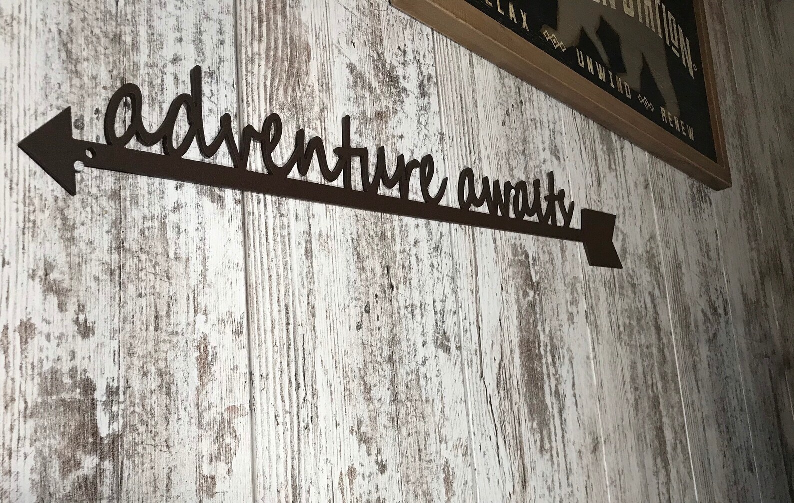 Adventure Awaits Sign Adventure Awaits Metal Wall Art - Etsy