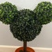 One of a Kind Mickey Mouse Head Topiary | Patio | Home Decor | Gift ...