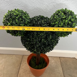 One of a Kind Mickey Mouse Head Topiary | Patio | Home Decor | Gift ...