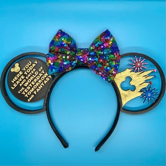 Classic Magic Kingdom-inspired 3D Printed Disney Ears Headband - Etsy