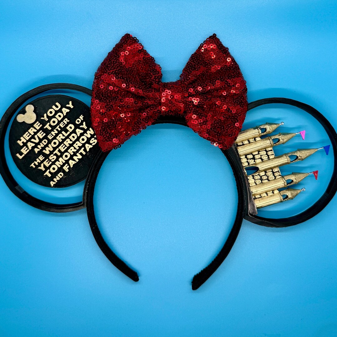 Classic Magic Kingdom-inspired 3D Printed Disney Ears Headband - Etsy
