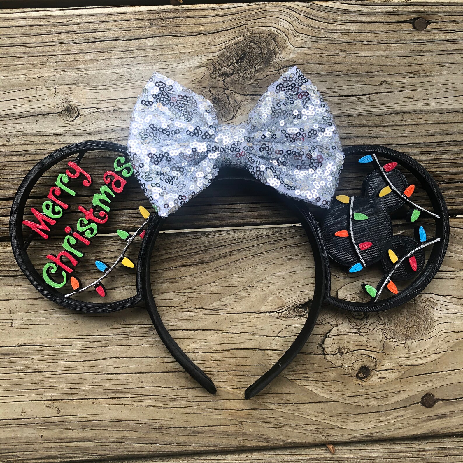 Christmas Party 3D Printed Disney Ears Headband - Etsy