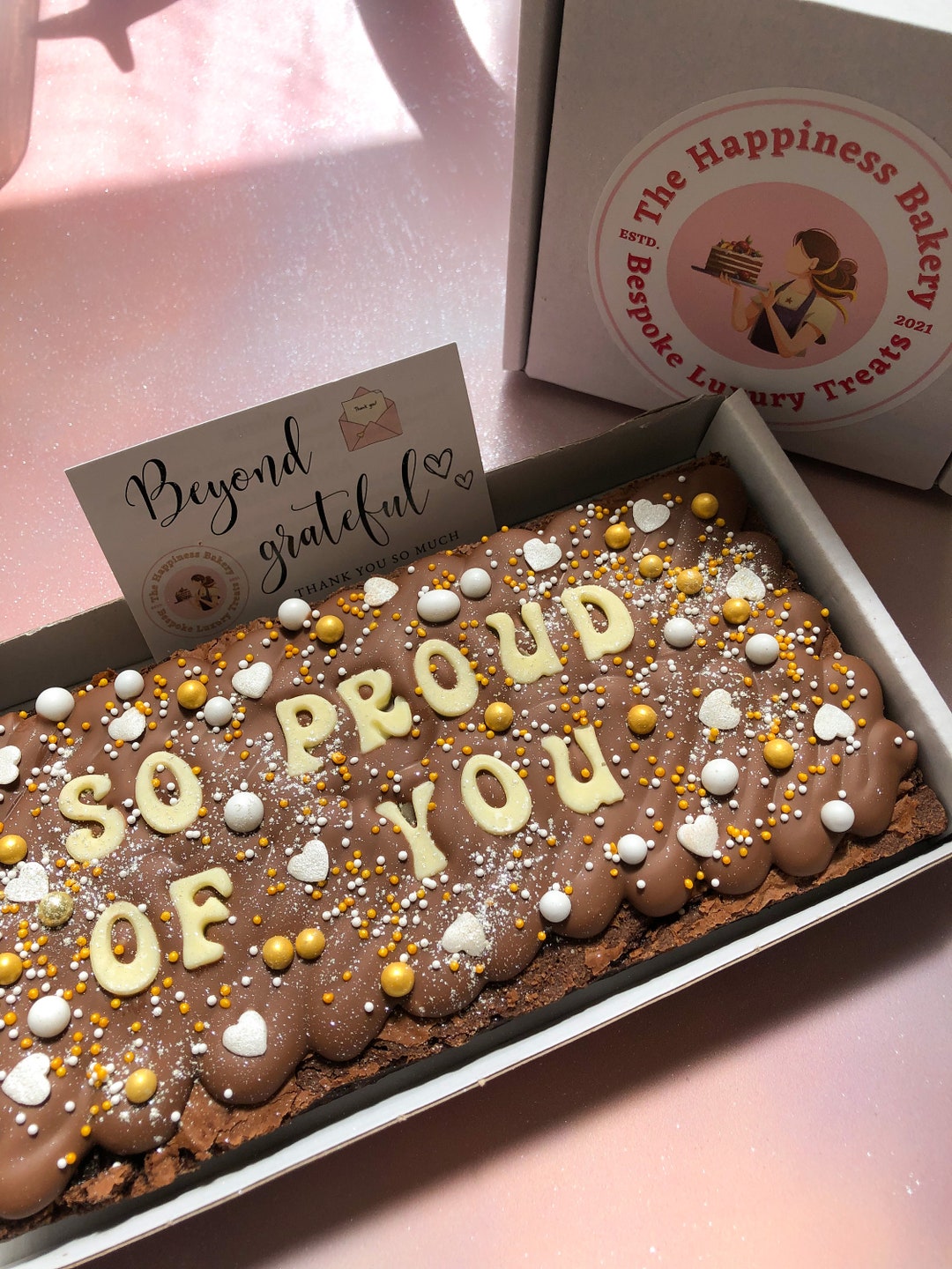 Proud of You Gifts, Well Done Gifts, You Did It, Proud of You Brownie ...