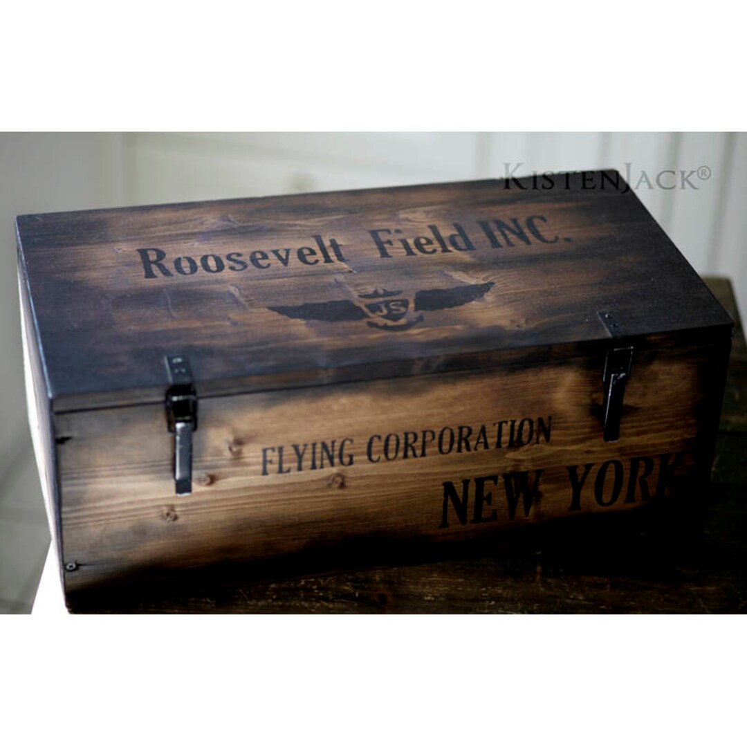 Wooden Box Cargo Box Wine Box Storage Box - Etsy