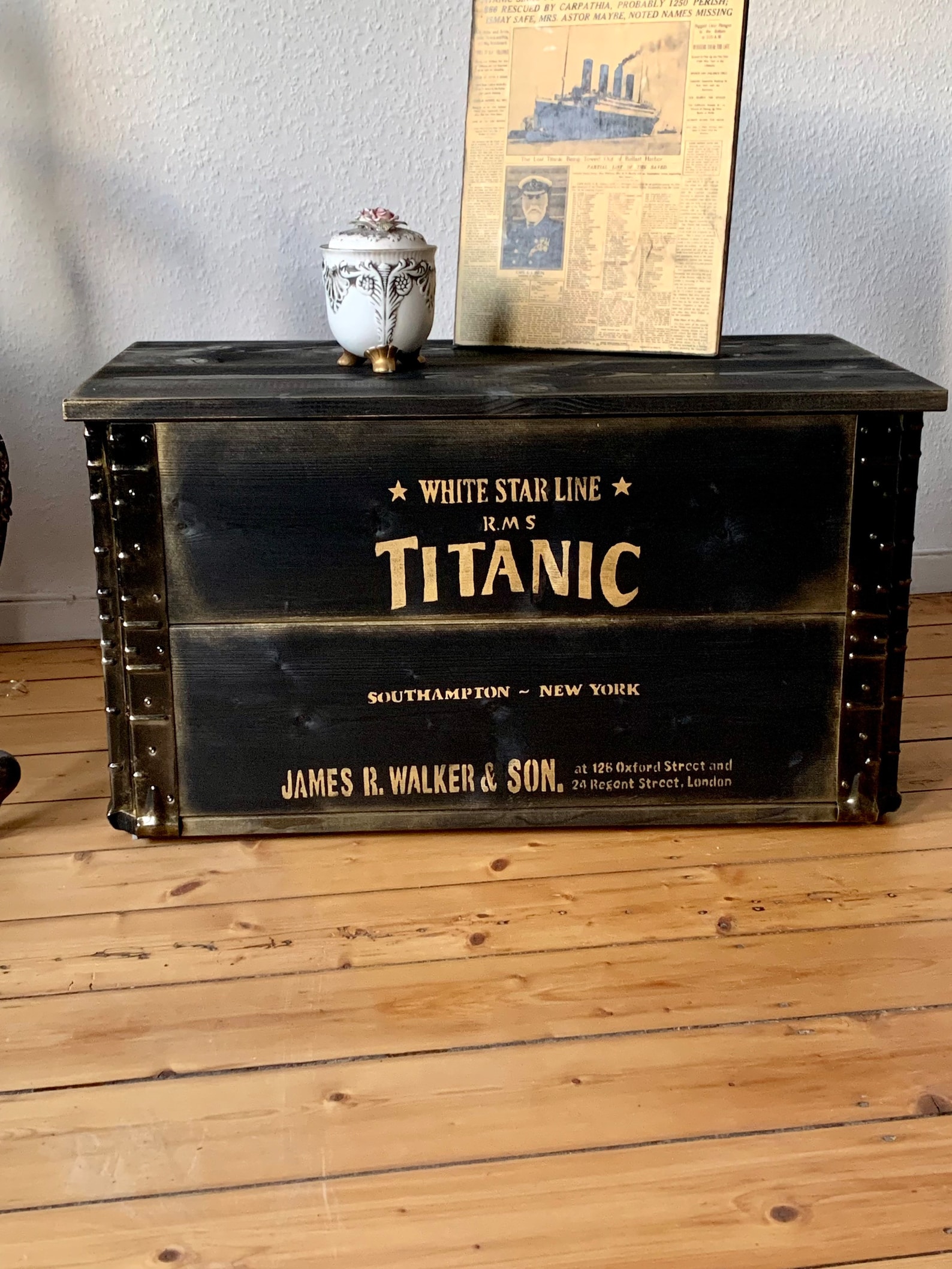 Vintage Chest "titanic" Coffee Table Coffee Table - Etsy