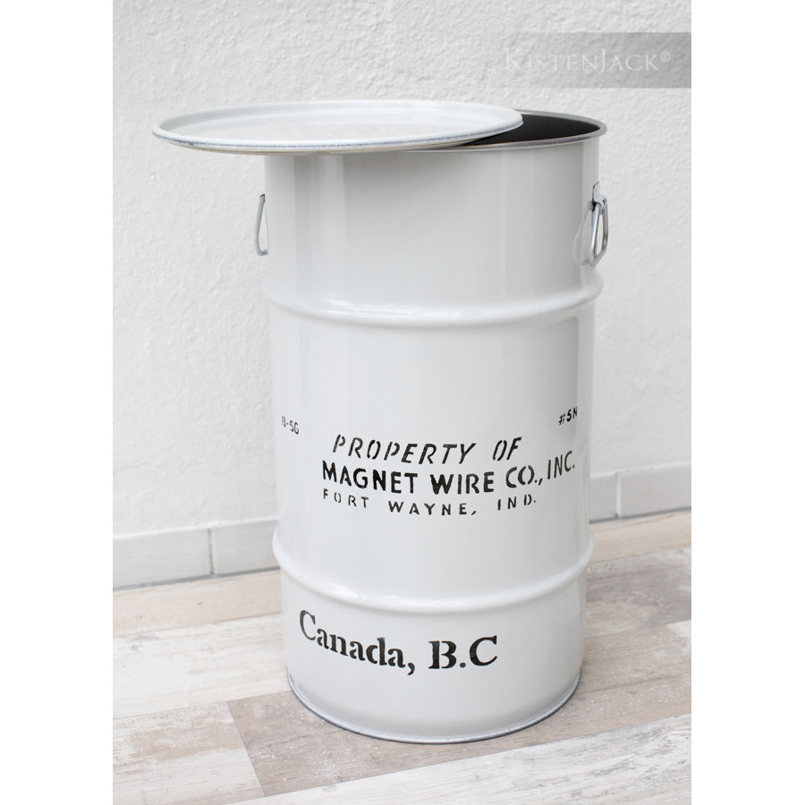 Ton Oil Barrel Side Table Trash Can Laundry Bucket With - Etsy UK