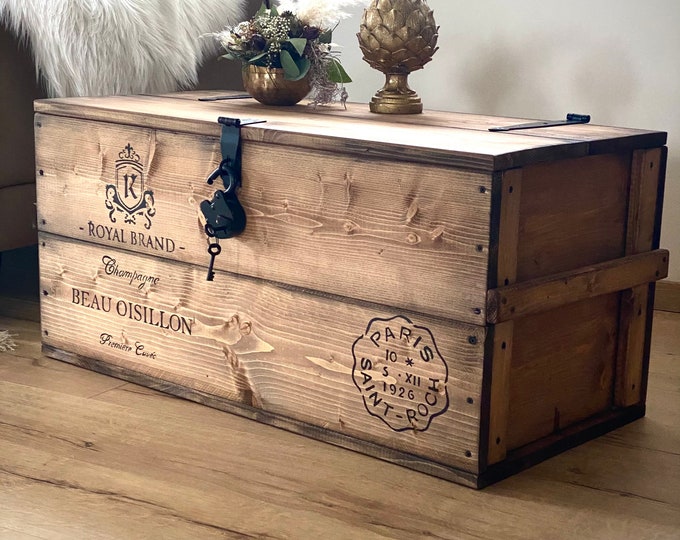 Large Bespoke Storage Chest - Etsy