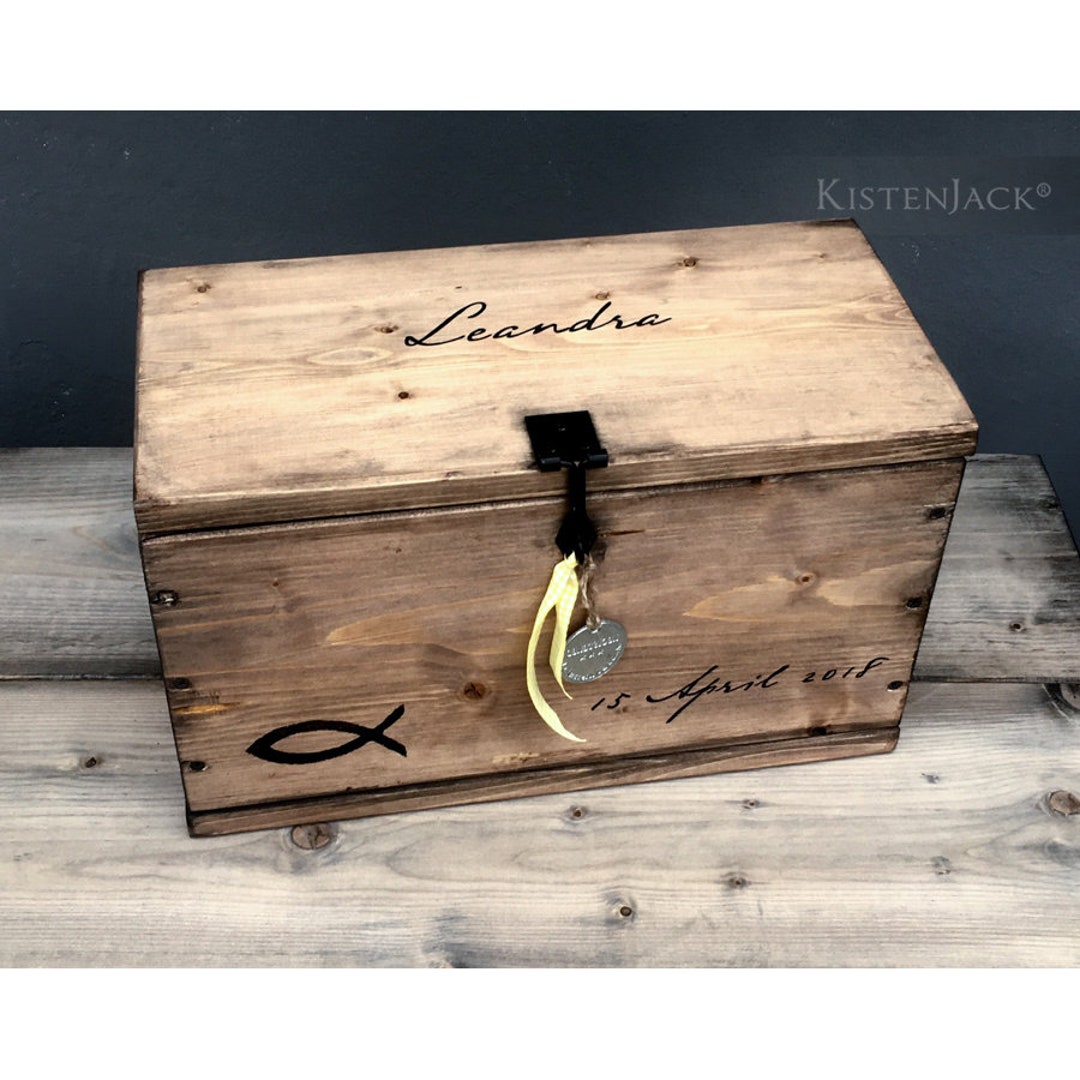 Wooden Box, Chest, Table, Storage Box leandra Customizable, Gift for ...