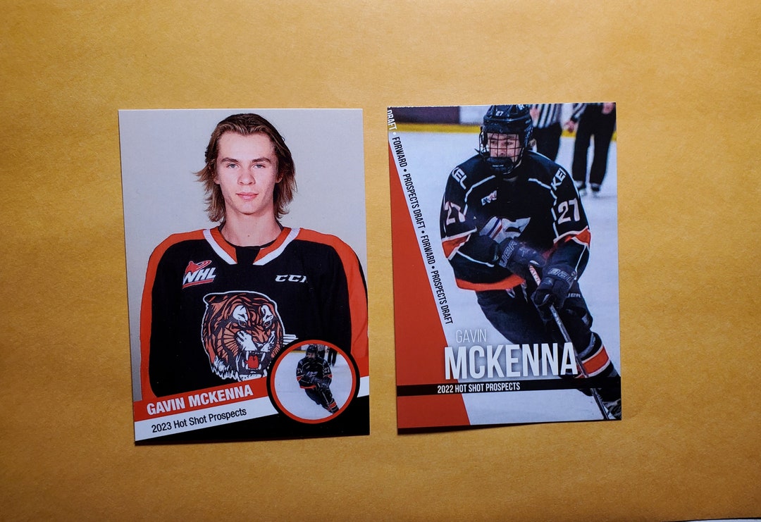 Combo Lot 2022 + 2023 Hot Shot Prospects Rookie GAVIN MCKENNA You Get ...