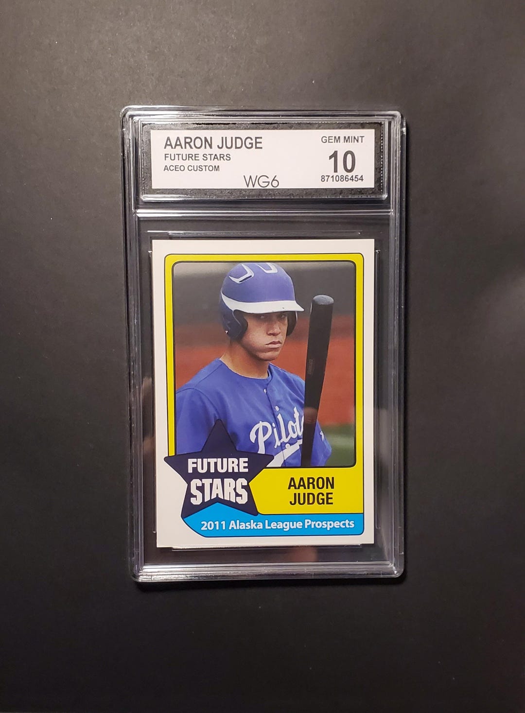Graded Gem Mint 10 Alaska League 2011 Rookie AARON JUDGE New York ...