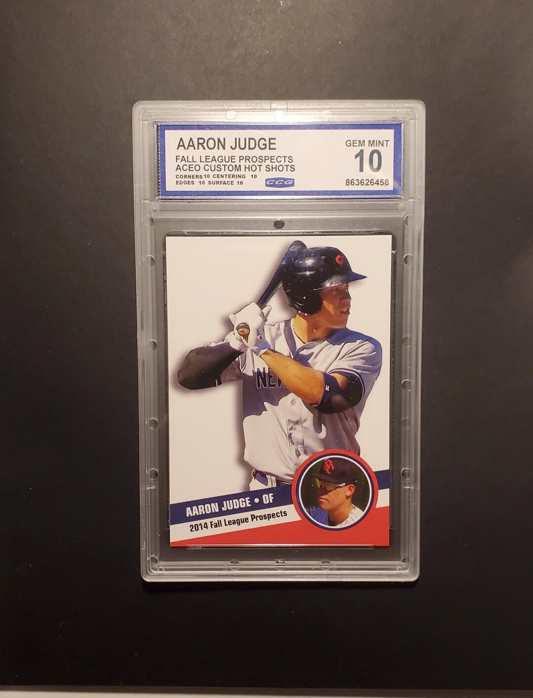 Graded Gem Mint 10 2014 Rookie AARON JUDGE New York Yankees - Etsy
