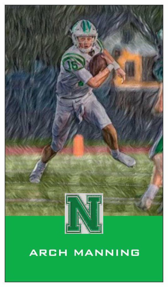 2020 Artist Card Rookie ARCH MANNING - Etsy