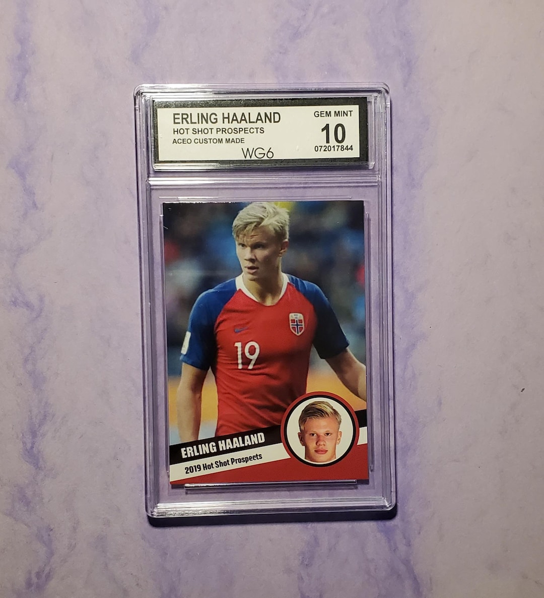 Graded Gem Mint 10 2019 Rookie ERLING HAALAND - Etsy