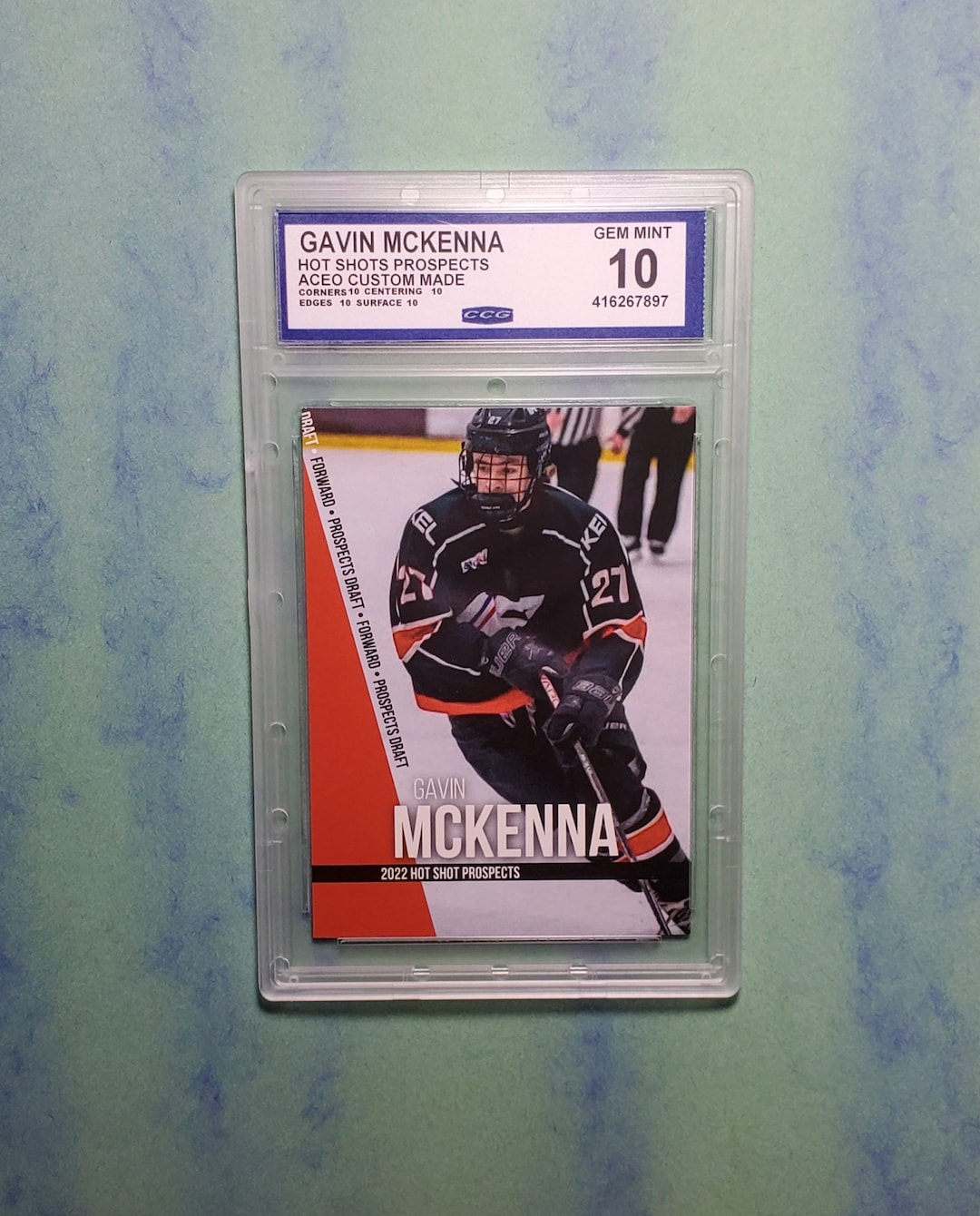 Graded Gem Mint 10 Rookie 2022 GAVIN MCKENNA - Etsy