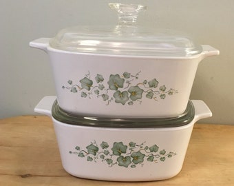 Green corningware | Etsy