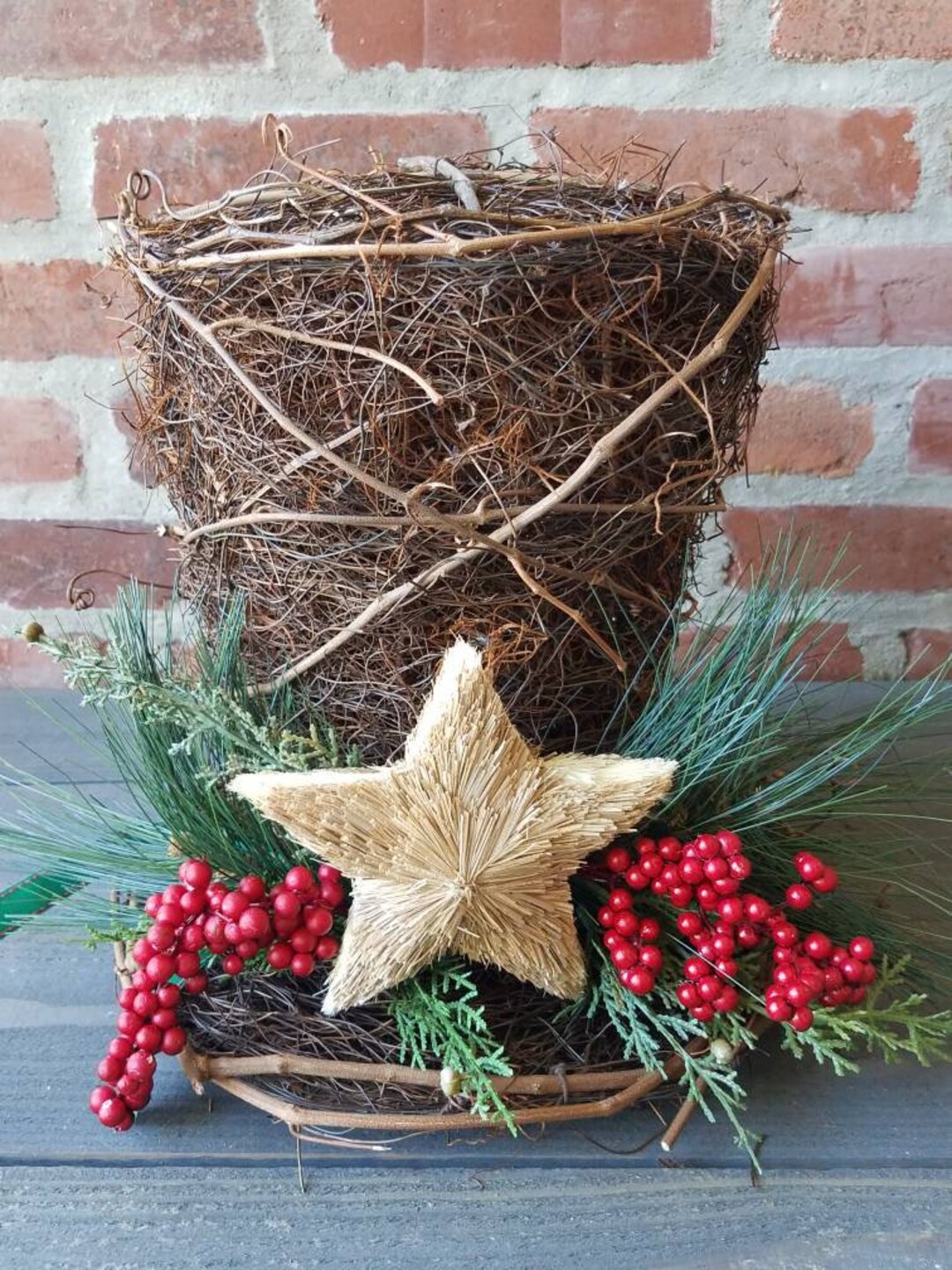 Top Hat Star Christmas Tree Topper - Etsy