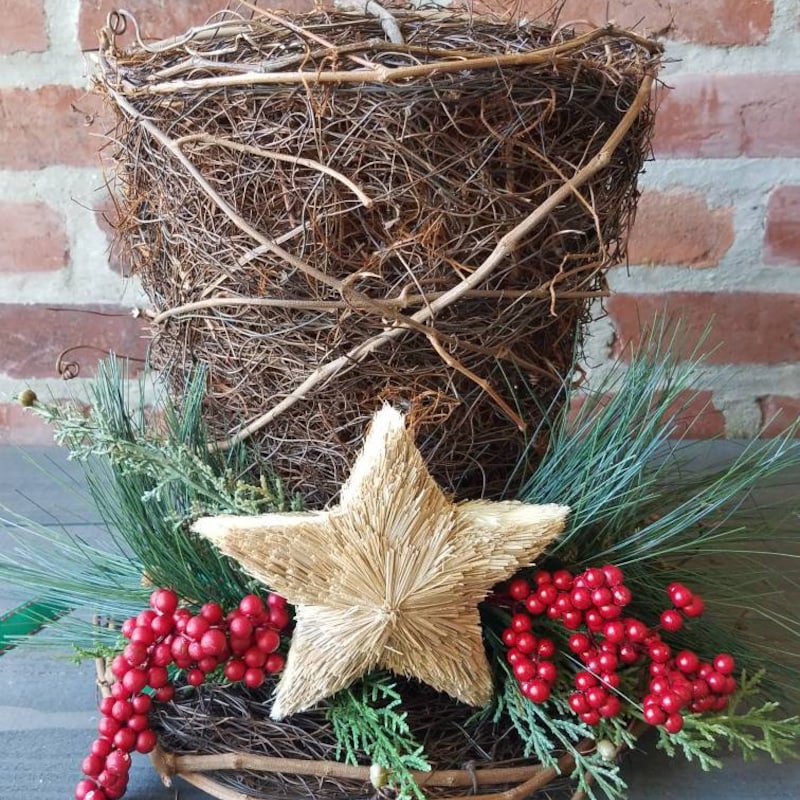 Rustic Tree Topper - Etsy
