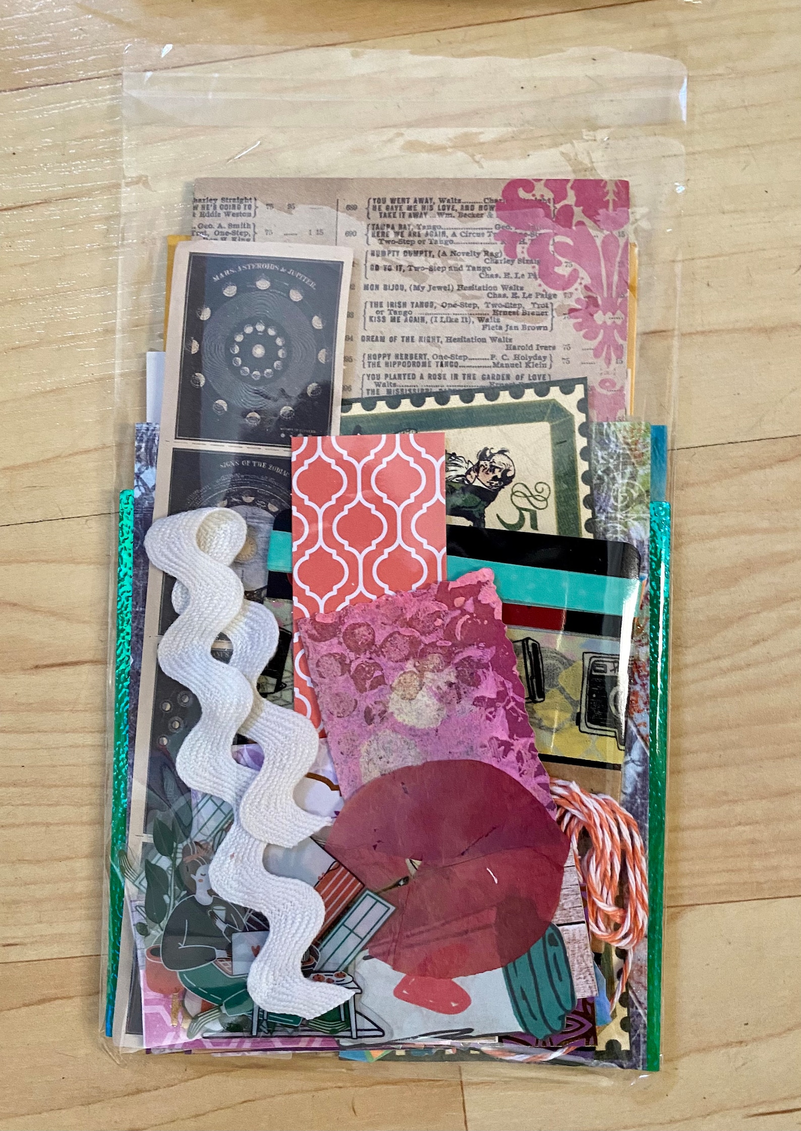 Mixed Media Scrap Pack - Etsy