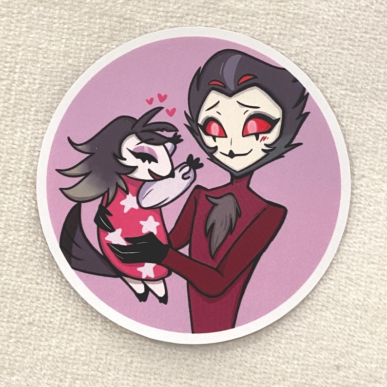 Stolas Octavia Helluva Boss Hellaverse Vinyl Sticker | Matte Vinyl ...