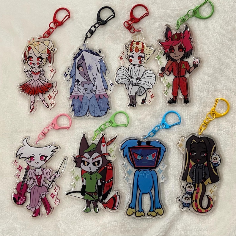 Corpse Bride Inspired Vaggie Hellaverse Hazbin Hotel Cosplay Acrylic ...