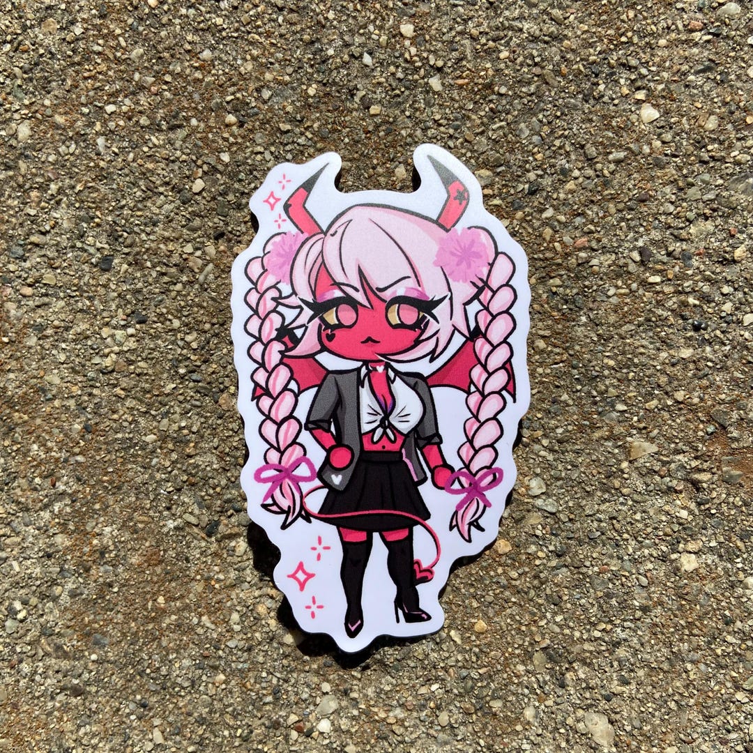 Verosika Mayday Matte Vinyl Sticker | Helluva Boss Cosplay (3 Inches ...