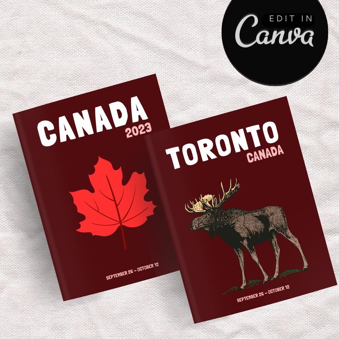 CANADA Travel Photo Book Template | Decorative Coffee Table Book ...