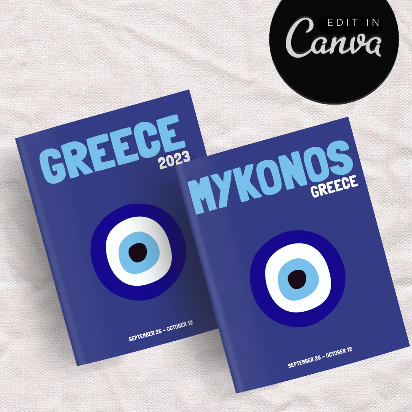 GREECE Travel Photo Book Template | Decorative Coffee Table Book ...