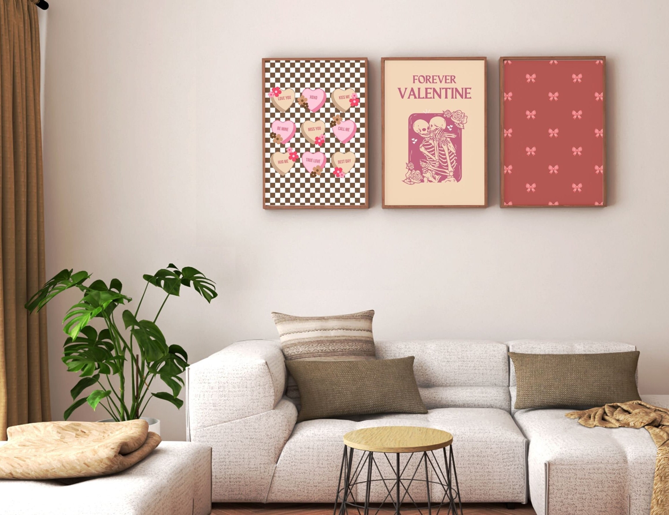 VALENTINE'S DAY Decor Set Set of 6 Prints Valentines Gallery Wall ...