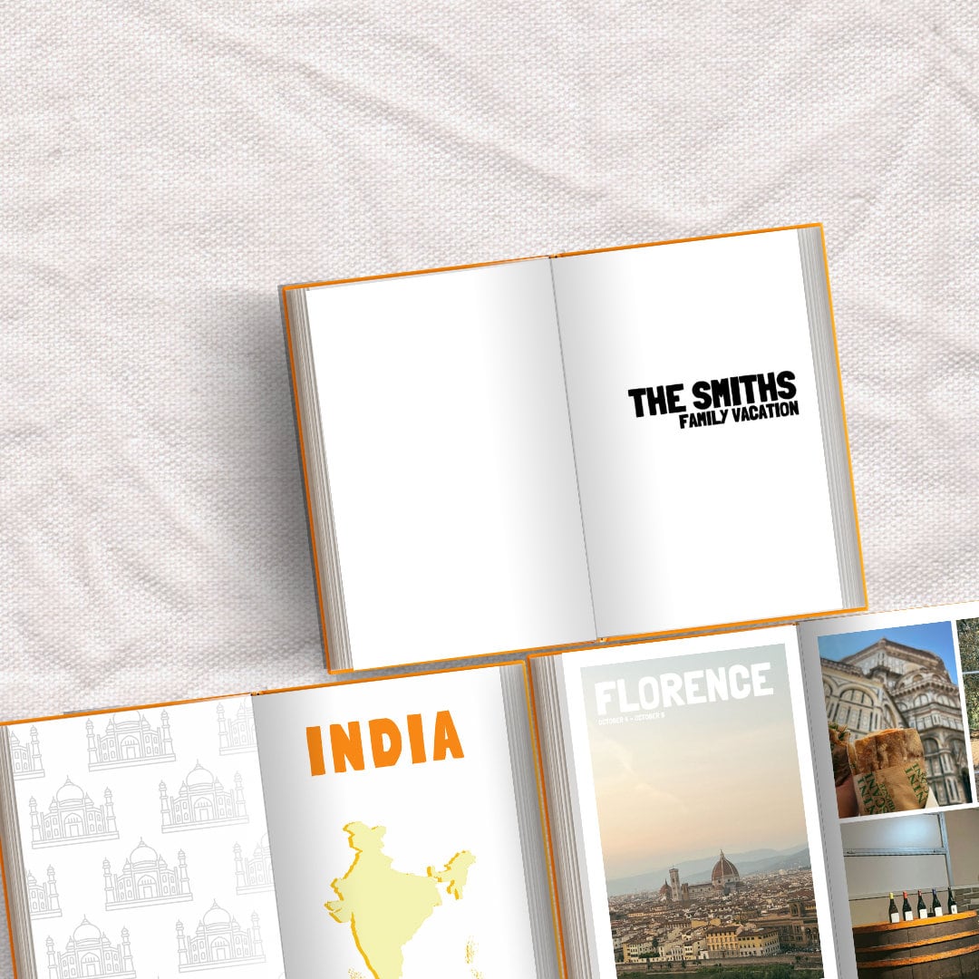 INDIA Travel Photo Book Template Decorative Coffee Table Book ...