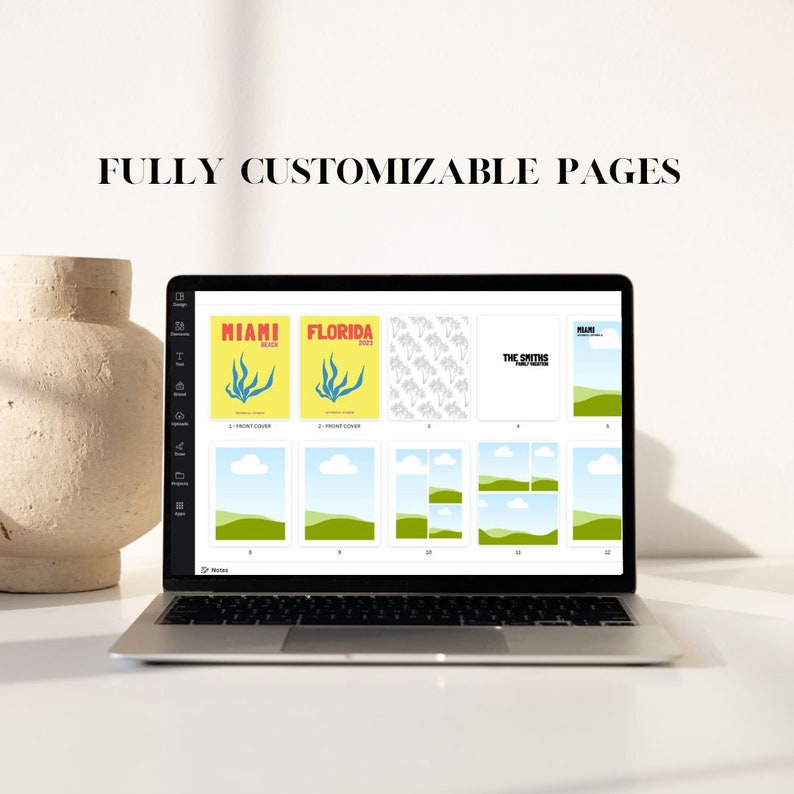 FLORIDA Travel Photo Book Template | Decorative Coffee Table Book ...