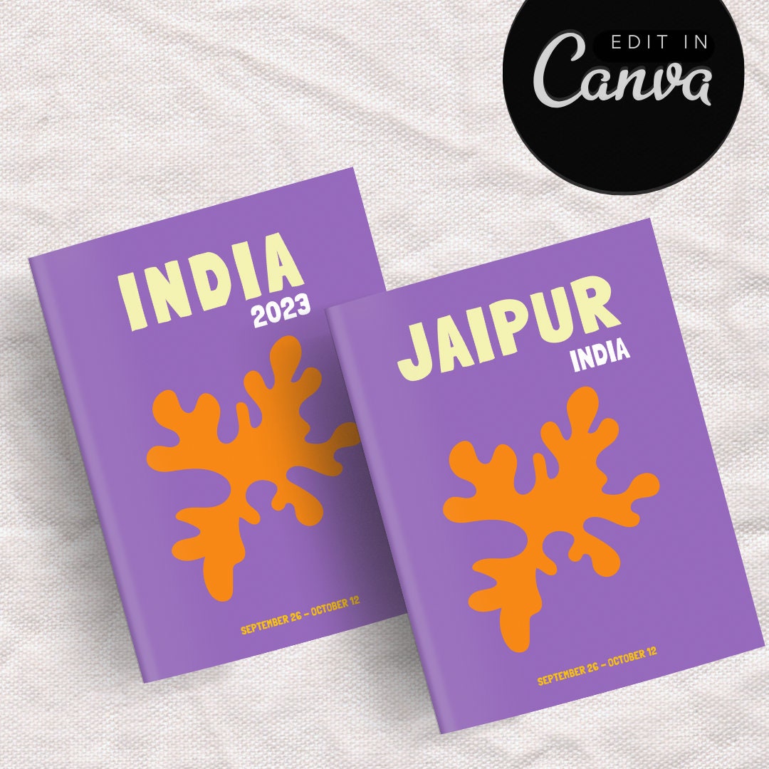 INDIA Travel Photo Book Template | Decorative Coffee Table Book ...
