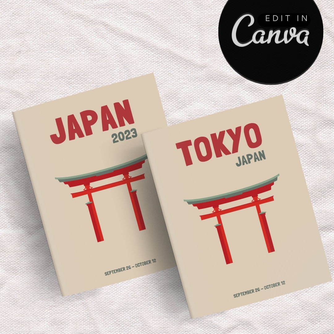 JAPAN Travel Photo Book Template | Decorative Coffee Table Book ...